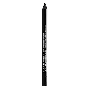 Marcelle Waterproof Eyeliner, Midnight Black, Eye Pencil, Creamy Formula, Long-Lasting, Waterproof, Smudge-Proof, Fragrance-Free, Hypoallergenic, Cruelty-Free, 0.04 Oz.