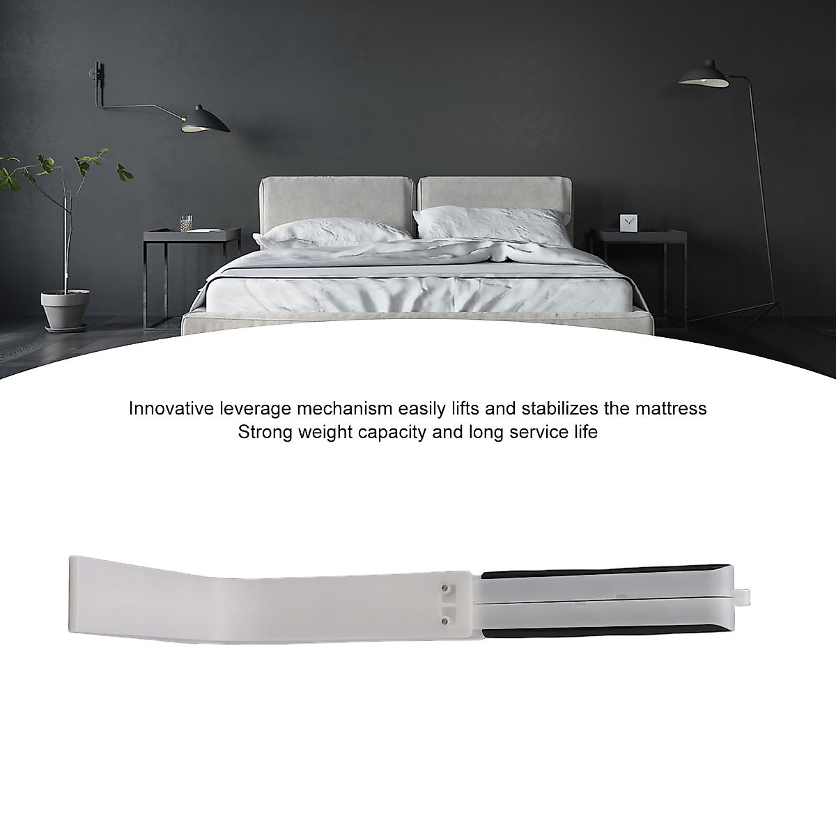 Mattress Lifter, Foldable Ergonomic Under Elevator for Changing Sheets and Keeping Sheets in Place, Bed Making Wedge Tool, Effortless Bed Making