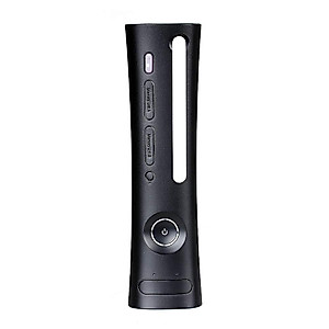Faceplate Case Replacement Durable Front Shell Cover for Xbox 360 Black Protective Shell Front Face Plate