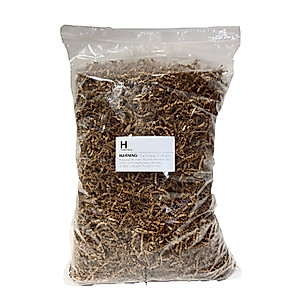 HowenDay Crinkle Cut Paper Shred Filler - Kraft (2 pounds) for Gift Wrapping, Packing & Filling Gift Baskets