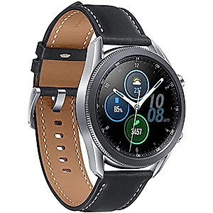 Samsung Galaxy Watch3 2020 Smartwatch (Bluetooth + Wi-Fi + GPS) International Model (Silver, 45mm)
