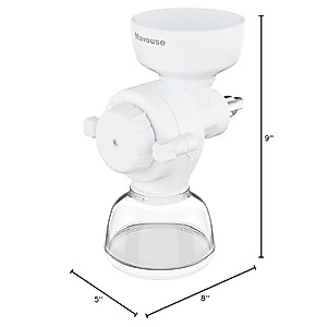 Grain Mill Attachment For Kitchenaid Stand Mixer, 8 Levels Flour Grinder Attachment For Wheat, Corn, Oats, Coffee Bean