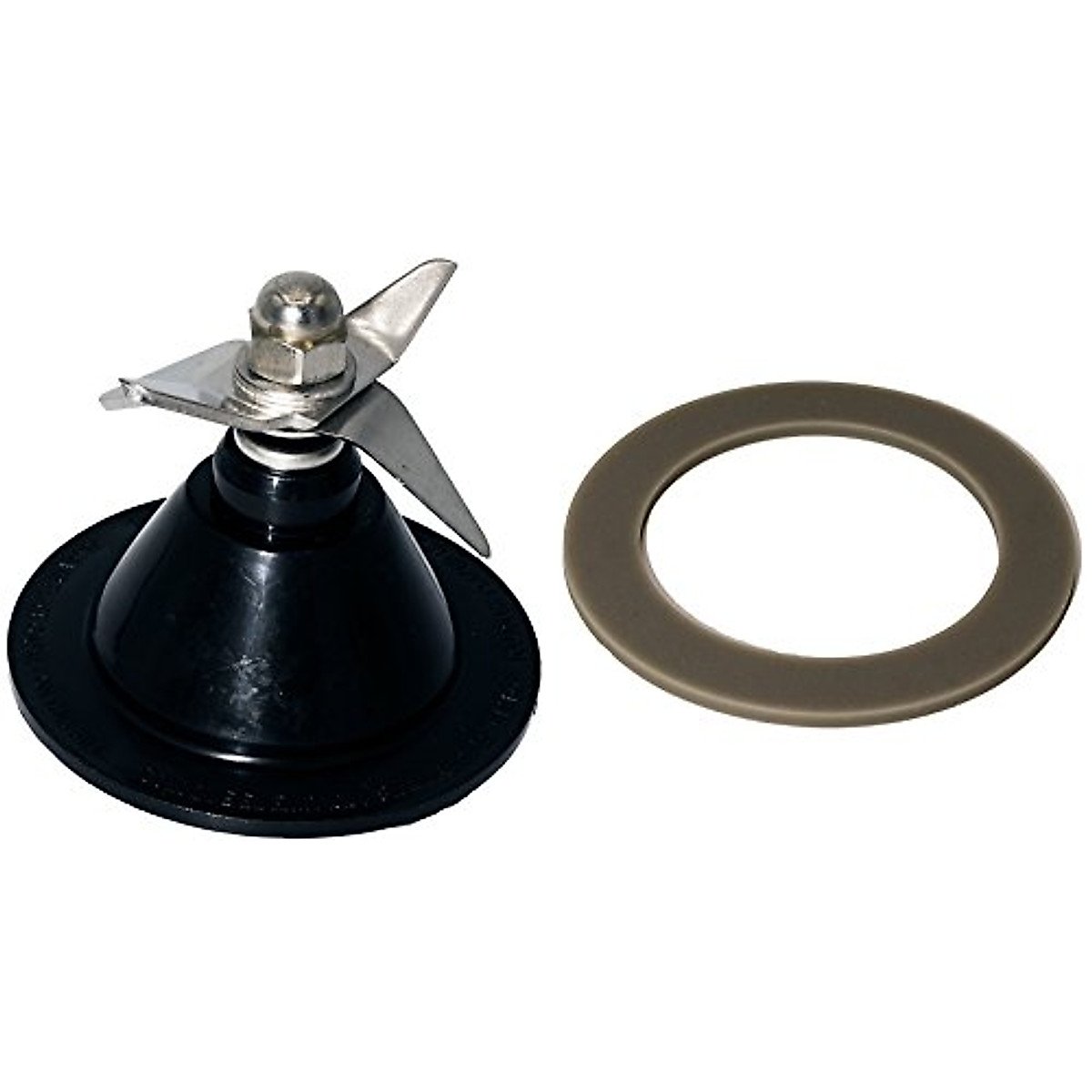 Blendin Blade and Gasket, Compatible with Hamilton Beach Commercial Blenders, Replaces 908, 909, 990035700, 990079500 Black
