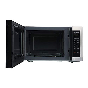 Panasonic Microwave Oven, 1.3 Cu. Ft., 1100W, Countertop, with Smart Touch Controls and Turbo Defrost, Adaptable Glass Turntable, 7 Auto Cook Menus, Child Lock - NN-SB658S