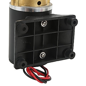 Self Priming Impeller Bilge Pump, Long Life Span 6GPM Baitwell Pump Large Traffic Flush Pump Boat Bilge Pump for Liquid Transfer(#1)