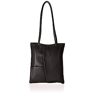 Derek Alexander Ns Shopper Bag with 2 Front Pockets, Black, One Size