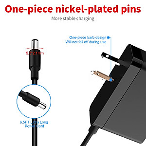 MEROM 6V Power Cord Compatible with Golds Gym Power Spin 210u 230 230r 290 290u 390R 300u 385 490 590r, Cross Stride Trainer 290C 380 410 480 510 595 Upright Recumbent Exercise Bike Charger Supply