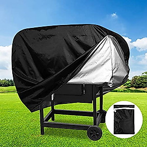 Garden Barbecue Protector, Rainproof 80x66x100cm Waterproof BBQ Cover with 1 X Storage Bag for Travel for Outdoor for Park