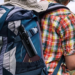 Polyamide Clip-On Kydex Flashlight Holster for Fenix PD35, Olight Baton Pro Warrior Mini, PowerTac M5 E9R, Nitecore P12, ThruNite TN12