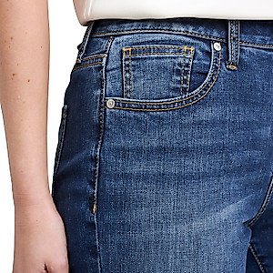 JAG Jeans Women's Carter Mid Rise Girlfriend Jeans, New Thorne Blue EDK318, 12