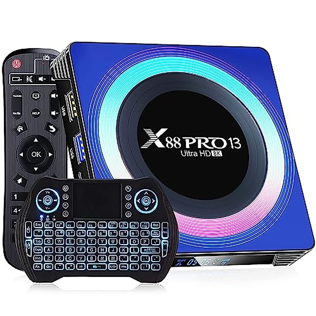 Android TV Box 11.0 Android TV Box 2023 4GB RAM 32GB ROM 4K RK3318 with 2.4G 5G WiFi Bluetooth 4.0 TV Box Android Ethernet LAN USB 3.0 Smart TV Box Android Box