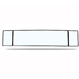 Car HD Rear View Mirror Wide-angle Adjustable Interior Mirror Large Rearview Mirror for Rear Seat Baby Safety Universal for Car SUV