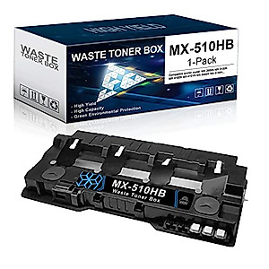 1 Pack Compatible MX-510HB MX510HB Waste Toner Box Replacement for Sharp MX-4101N MX-4110N MX-4111N MX-4140N MX-4141N MX-5000N MX-5001N MX-5110N MX-5111N MX-5140N MX-5141N Printers.