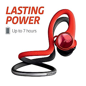 Plantronics BackBeat FIT 2100 Wireless Headphones, Sweatproof and Waterproof In Ear Workout Headphones, Lava Black
