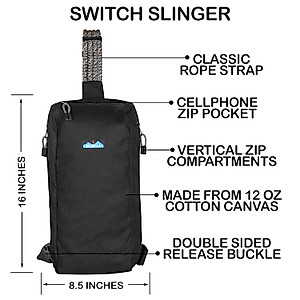 KAVU Switch Slinger Rope Pack Crossbody Rucksack - Sunsets Forever