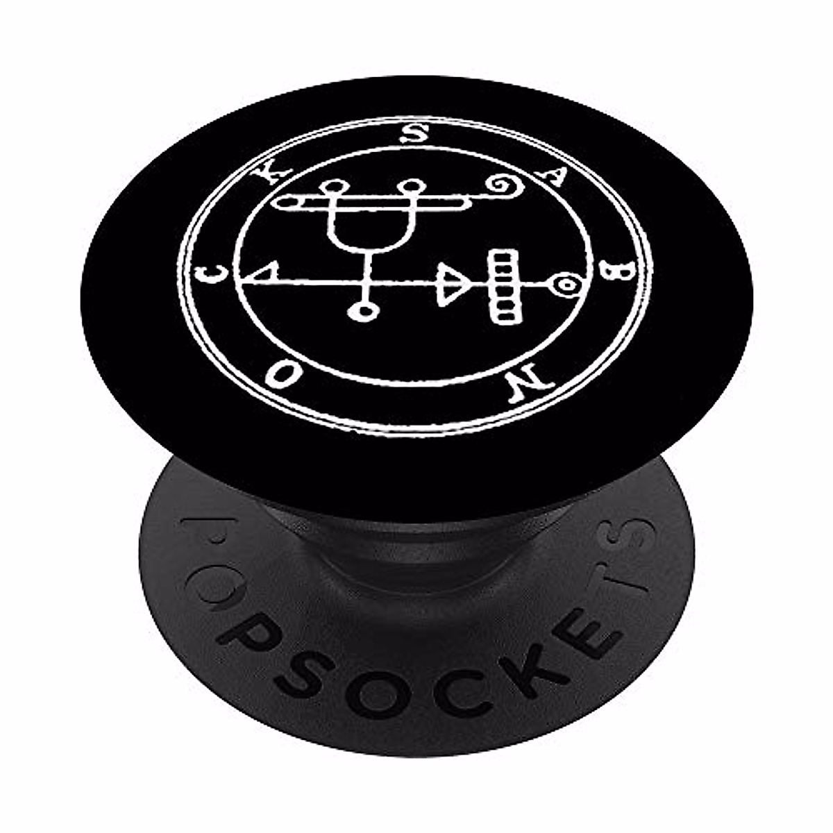 Seal of Sabnock Sigil Talisman Demon Circle PopSockets Grip and Stand for Phones and Tablets
