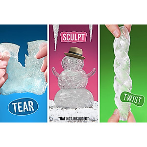 Crazy Aaron's Liquid Glass Thinking Putty 4 Inch Tin (3.2 oz) - See-Through Putty, Soft Texture - Never Dries Out