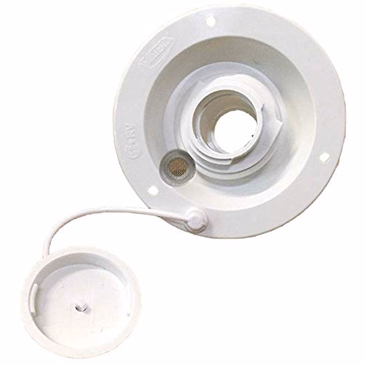 Valterra White Gravity Fresh Water Fill Hatch Inlet RV Trailer
