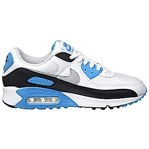 Nike Men's race running shoes, White Black Grey Fog Laser Blue, 9