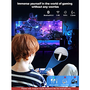 Niacop P4 Controller [2024 Latest Upgrade], Wireless p4 controller compatible p4 / 3/Pro/Slim/PC, P4 controllers with Back button Dual Vibration, Turbo,Touch Pad, Type-c port