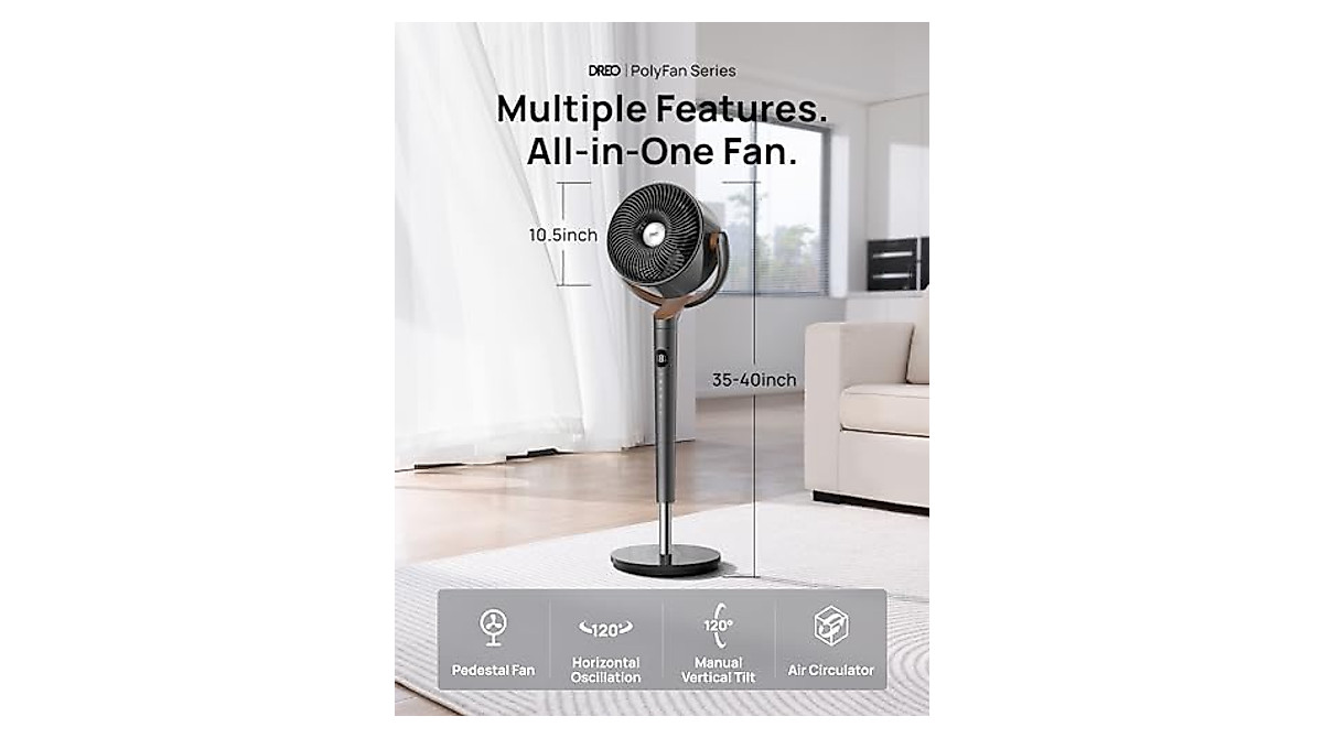 Dreo Smart Fan: Quiet, Stylish & Efficient Cooling