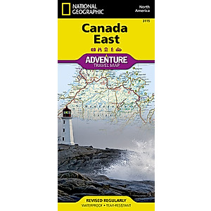 Canada East Map (National Geographic Adventure Map, 3115)