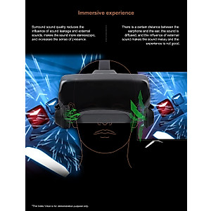 WYWY.Wide PU Leather Earmuffs Compatible with Valve Index VR Headset Speaker Earmuffs Protective Cover VR Earphone Cover