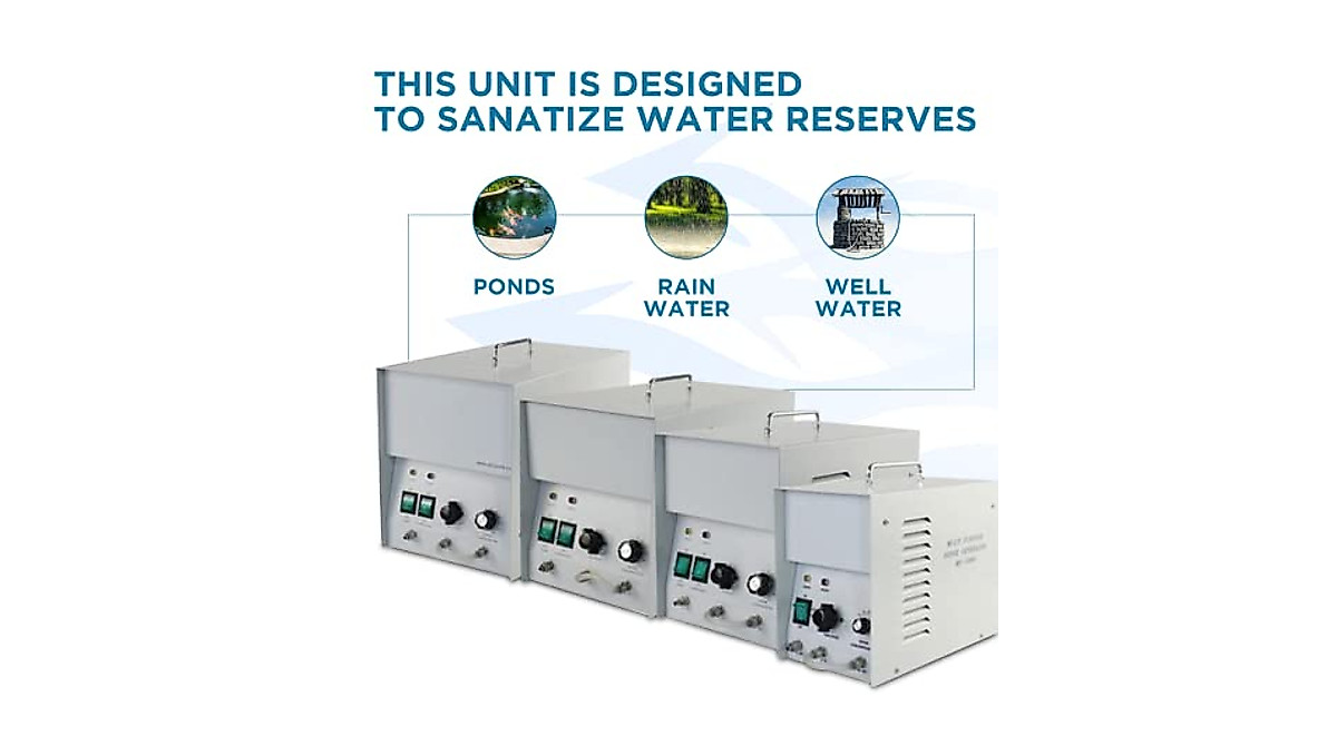 MP-3000 Ozone Generator, Light-Duty Ozonator, for Water-use with optional oxygen Hookup, up to ...