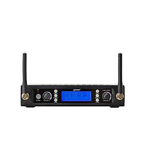 Gemini Sound UHF-6200HL Premium Wireless Lavalier & Headset Mic System - Crystal Clear Audio for Stage Performances and Public Speaking