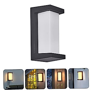 Uonlytech Garden Wall Light Exterior Outdoor Wall Lights Outdoor Sconces Wall Lighting Outdoor Landscape Lights Landscape Lights for Lawn Bathroom Night Light LED Wall Lights Yard Light LED