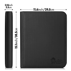 Toploader Binder, Trading Card Binder Storage, 252 9 Pocket Top Loader Binder, Pokemon Binder, Card Collection Binder, Yugioh Cards Binder, MTG Card Binder, TCG Binder, Card Folders for Trading Cards