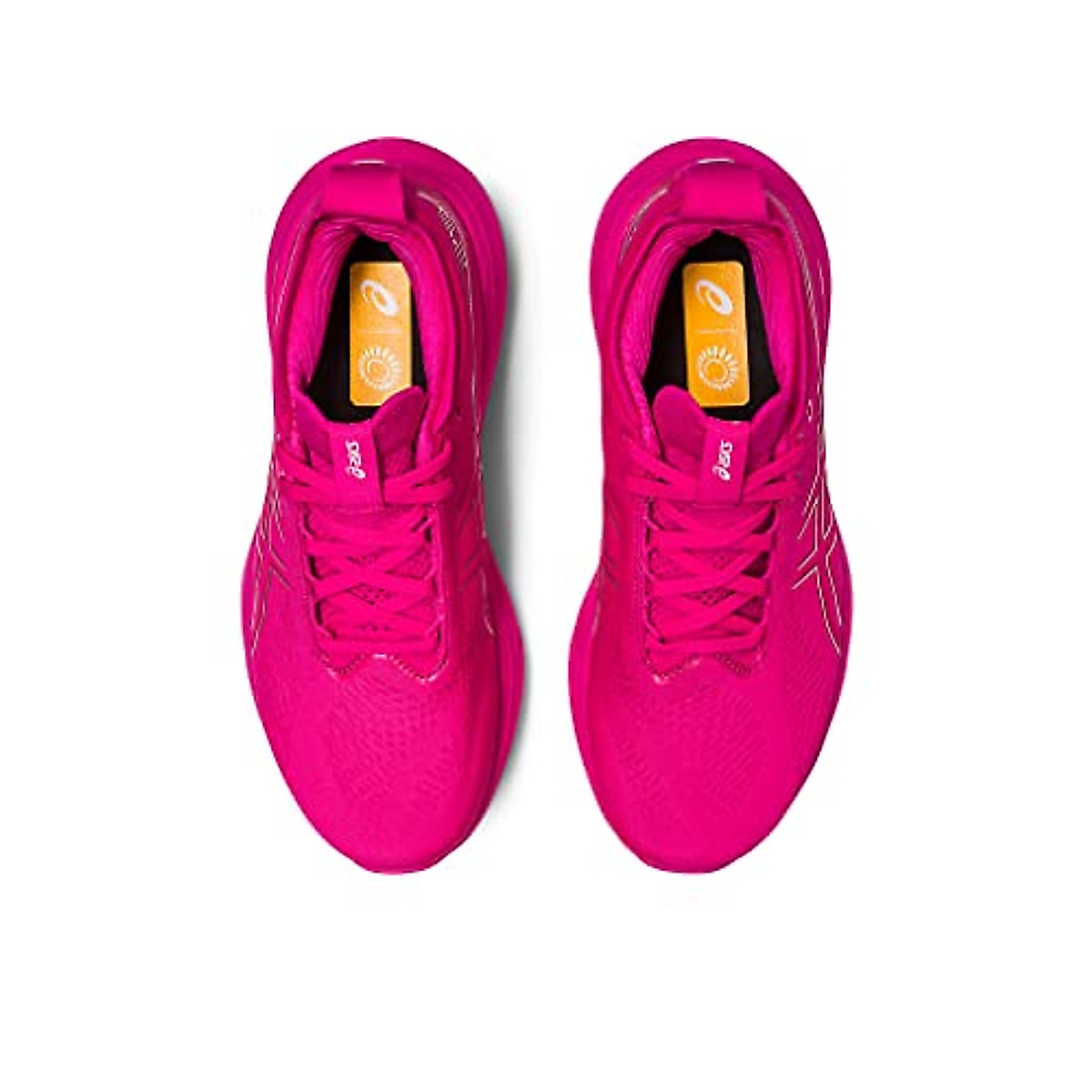 ASICS Women's Gel-Nimbus 25 Running Shoes, 9, Pink Rave/Pure Silver