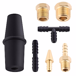 Hromee Fuel Pump and Vacuum Tester Gauge, Carburetor Pressure Diagnostics Leakage Tool Kit