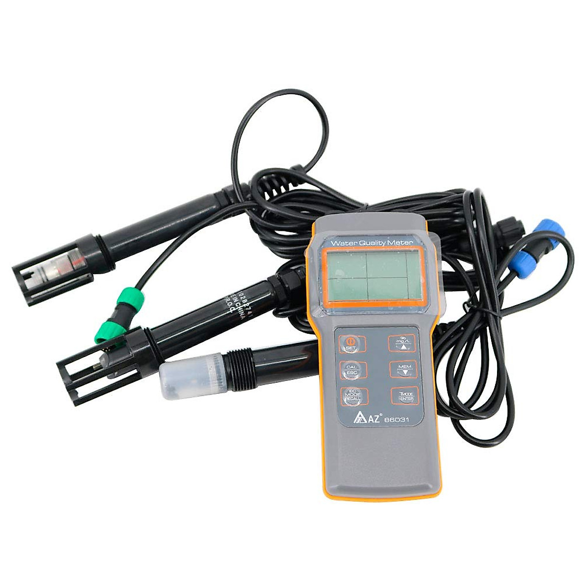 Graigar AZ86031 Multifunctional Water Quality Meter Dissolved Oxygen Tester PH Meter Conductivity Salinity Meter Temperature Meter All in 1