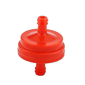 Harbot 394358 394358S Fuel Filter for Cub Cadet 951-3013 751-3013 Briggs and Stratton 298090 298090S 394358 394358S 5098K 75 Micron 1/4 Inch ID Inline Gas Fuel Filter (Pack of 6)