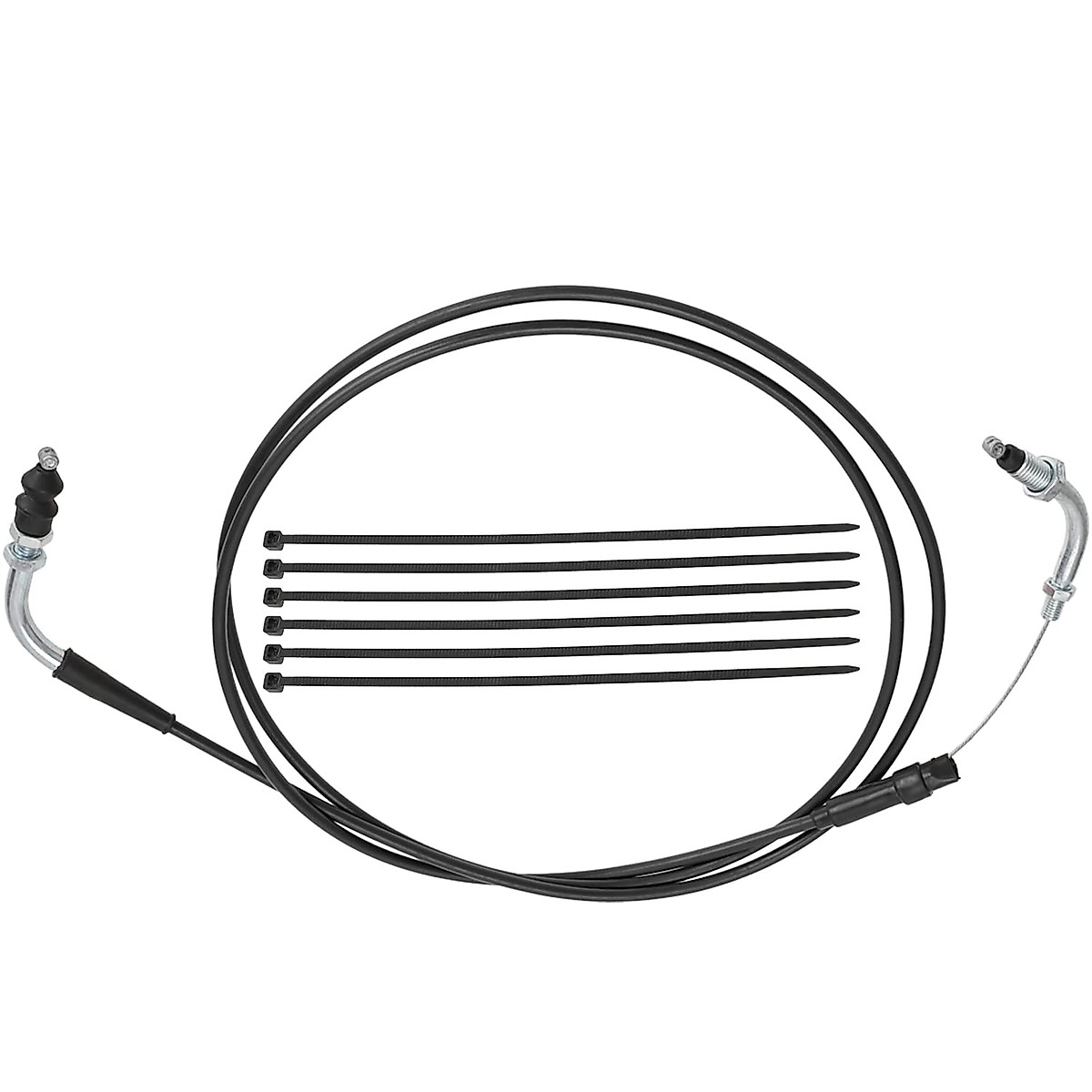 YOXUFA 78 inch Throttle Cable for GY6 50cc 80cc 90cc 110cc 125cc 150cc 139QMB 157QMJ Scooter Tao Tao VIP Future Champion Ice Bear Jonway Roketa Wildfire Vespa Buggy Moped ATV Go Kart Motorcycle Parts