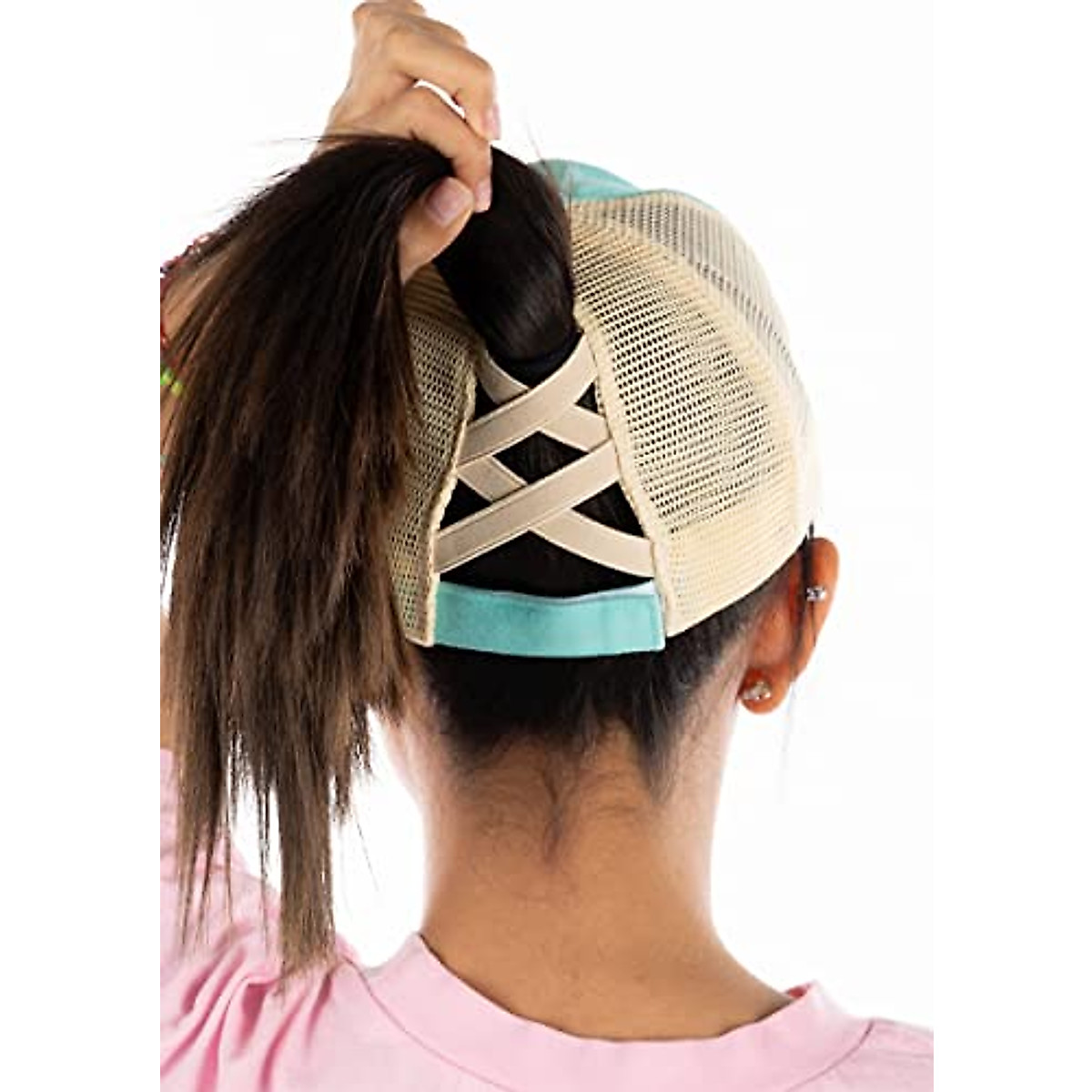 Funky Junque Criss Cross Hat Womens Saying Baseball Hat - Tequila, Lime, and Sunshine - Mint