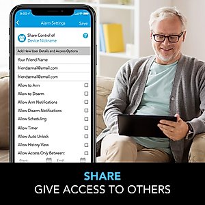 Nexx Smart Alarm Wi-Fi Controller NXAL-100 - Remotely Control Existing Alarm Security System with Nexx App, Compatible with Alexa, Google Assistant, Siri, SmartThings, No Monitoring Service Required