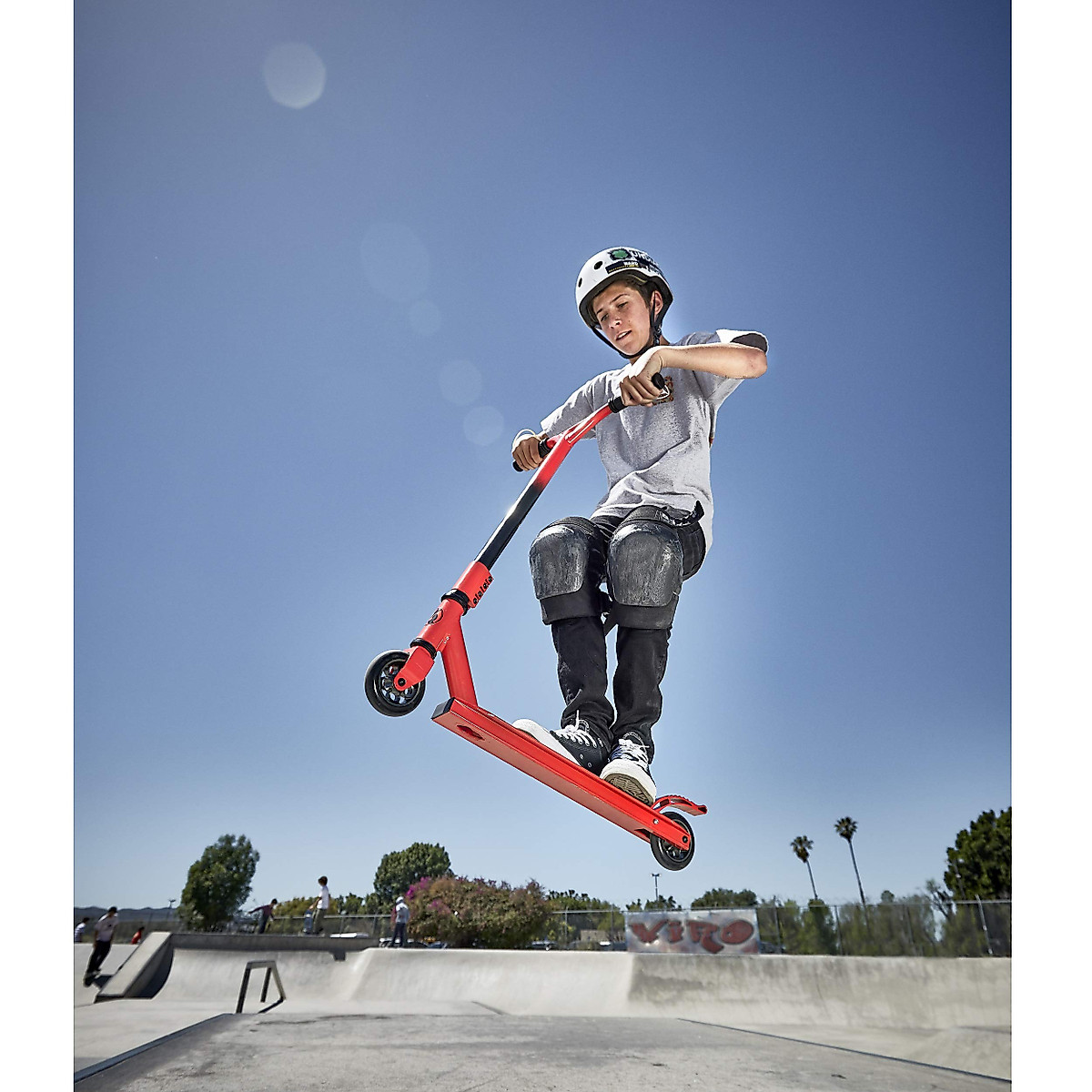 VIRO Rides VR 230 Attitude Stunt Scooter (Red)