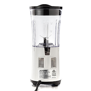 Zenith Portable Blender for Shakes and Smoothies with 14 Oz BPA Free Travel Cup and Lid, Durable Stainless Steel Blades for Powerful Blending Performance, White (77413)