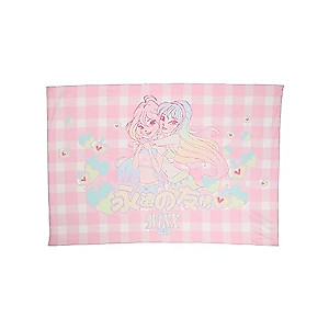 Winx Club Tapestry Wall Hanging Kawaii Friendship Dark Gothic Wall Tapestry for Living Room Bedroom (Pink)