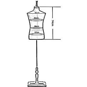 Tailors Dummy Male Mannequin Torso for Clothing Jerseys Display |Dressmakers Manikins with Flexible Arms Dressmakers Dummy