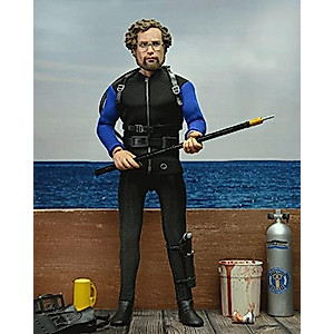 NECA Jaws Shark CAGE Hooper 8IN Clothed Action Figure