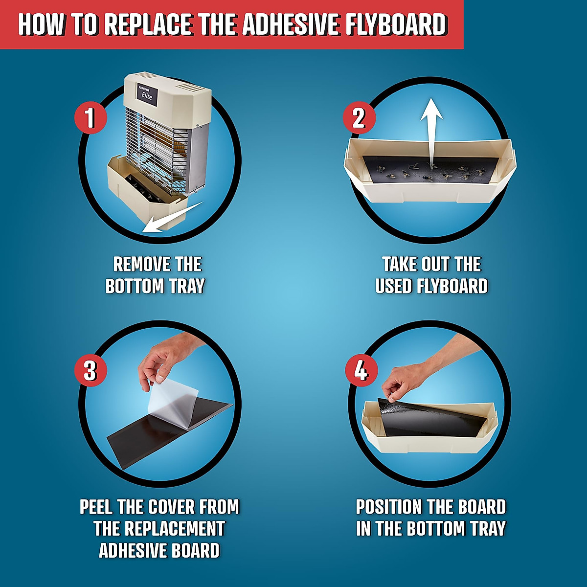 Flowtron GB470 Adhesive Fly Board (Pack of 12)