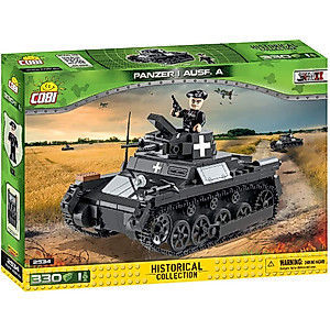COBI 2534 Panzer I Ausf.A Building Blocks, Grey, Multicolor