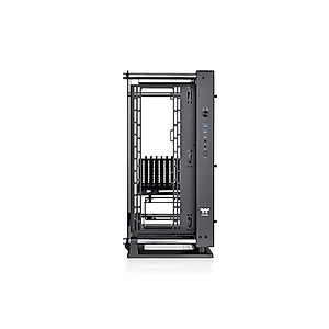 Thermaltake Core P3 Pro E-ATX Tempered Glass Mid Tower Gaming Computer Chassis, Open Frame Panoramic Viewing, Glass Wall-Mount, Rotatable PCI-E Slots, CA-1G4-00M1WN-09