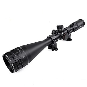 Hunting Rifle Scope R/G/B Illuminated Riflescope, Adjustable Objective (LT6-24X50)