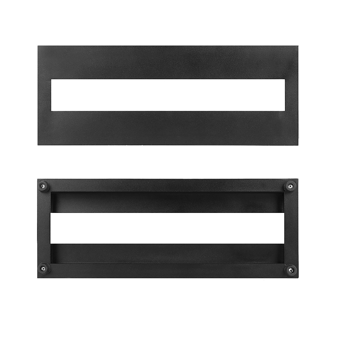 Mr.Power 15" x 5.7" Mini Pedalboard, 0.75lb Alum Alloy Super Light Guitar Bass Effect Pedal Board, With Accessories Self Adhesive Hook Loop Tape, Cable Ties, CabIe Clamps (Small Pedalboard)