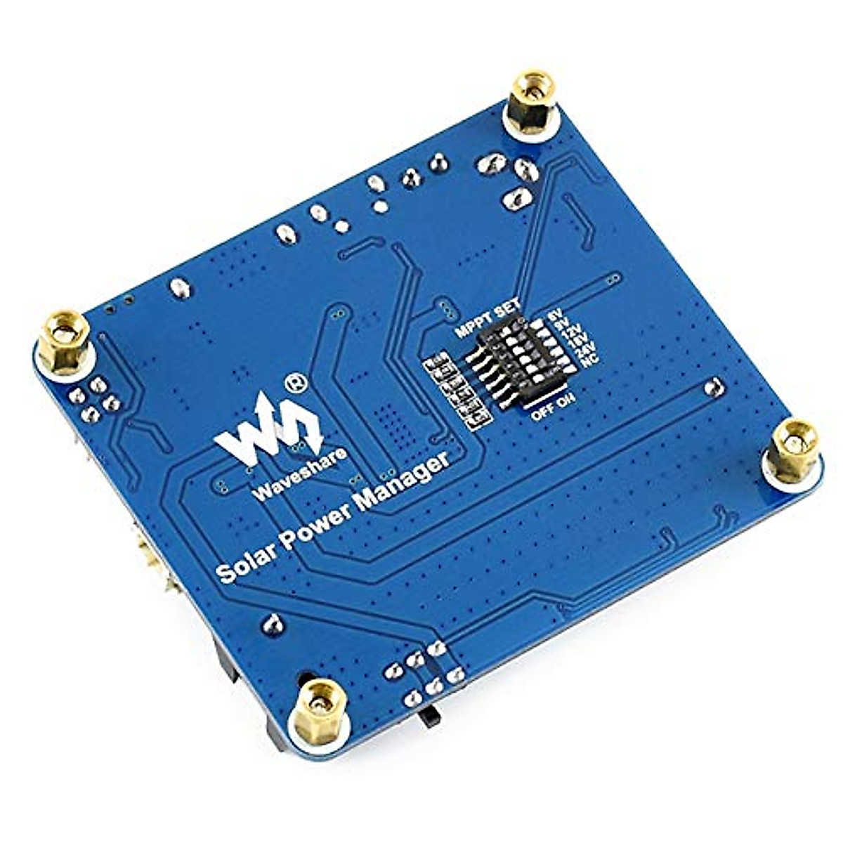 Solar Power Management Maintainer Module for 6V~24V Solar Panel,Support Solar Panel/USB Connection Battery Charging with MPPT Function and Multi Protection Circuit Suit for Low-Power IoT Project etc