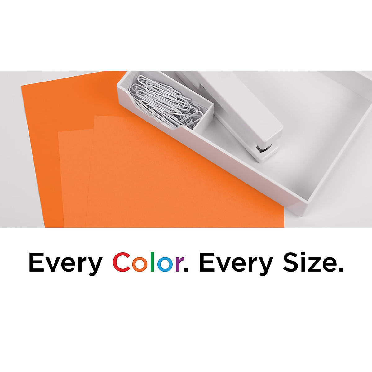 JAM PAPER Colored 24lb Paper - 90 gsm - 8.5 x 11 - Ultra Orange - 50 Sheets/Pack